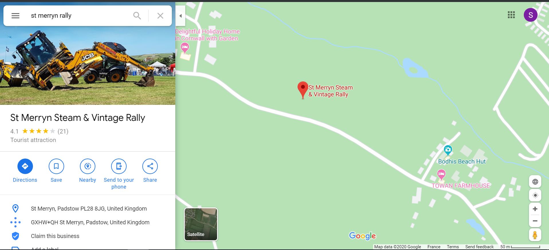 Find Us – St Merryn Steam & Vintage Rally